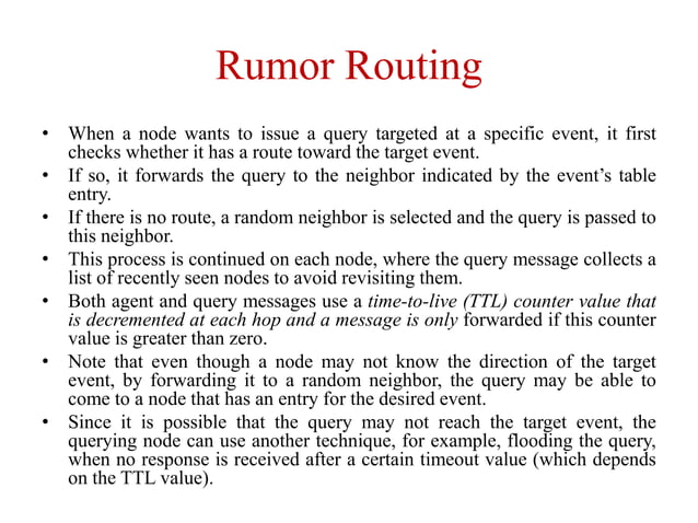 Wsn routing protocol | PPTX