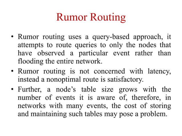 Wsn routing protocol | PPTX