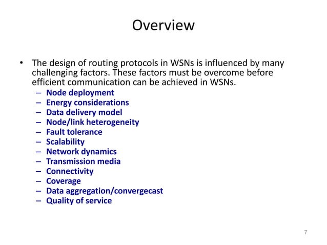 Wireless Sensor Network Routing Protocols Pptx