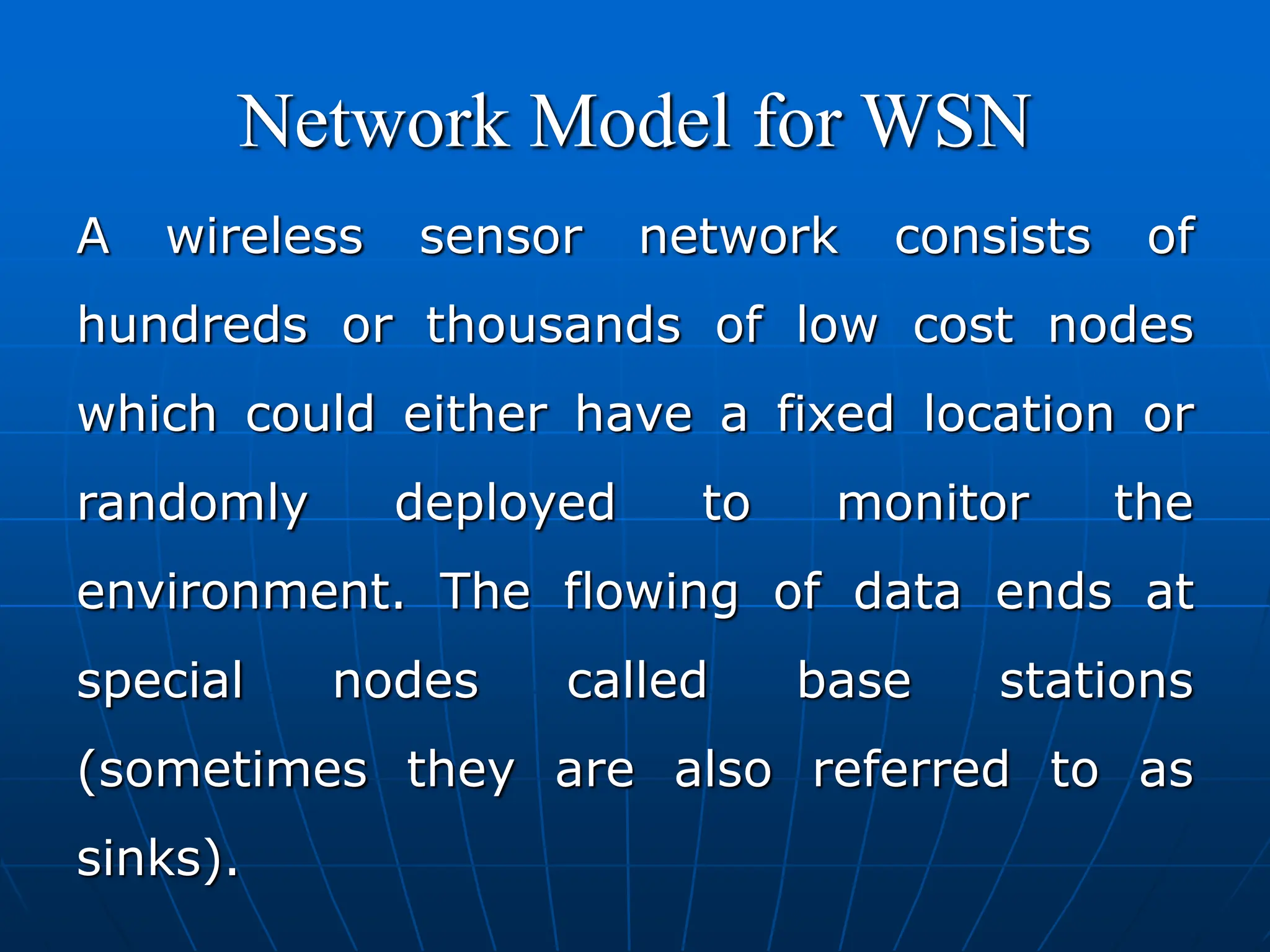 Wireless Sensor Network Introduction Applications Ppt