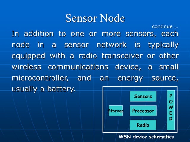 Wireless Sensor Network Introduction, Applications | PPT | Free Download