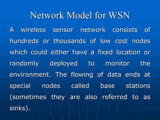 Wireless Sensor Network Introduction, Applications | PPT