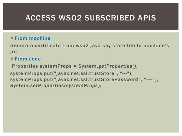 Wso2 Api Manager Ppt