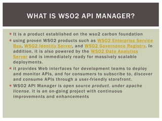 Wso2 Api Manager | PPT