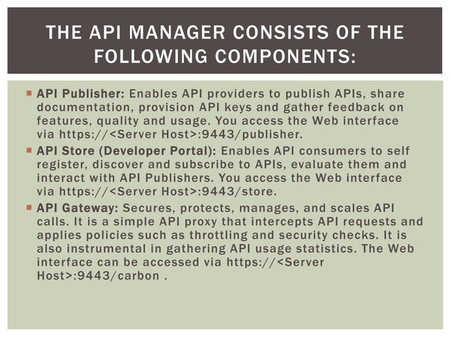 Wso2 Api Manager | PPT