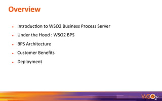 WSO2 Business Process Server - Product Overview | PPT