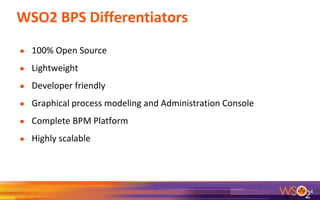 WSO2 Business Process Server 3.5.0 - Product Overview | PPT
