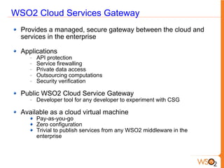 WSO2: Bringing Cloud Computing and SOA Together | PPT