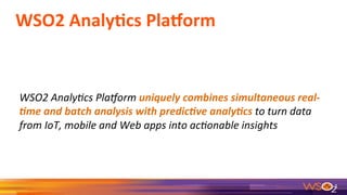 WSO2 Data Analytics Server - Product Overview | PPT