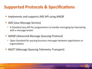 WSO2 Message Broker - Product Overview | PPT