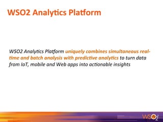 WSO2 Machine Learner - Product Overview | PDF | Databases | Computer Software and Applications