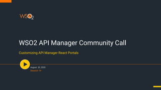 Wso2 api manager community call#14 | PPT