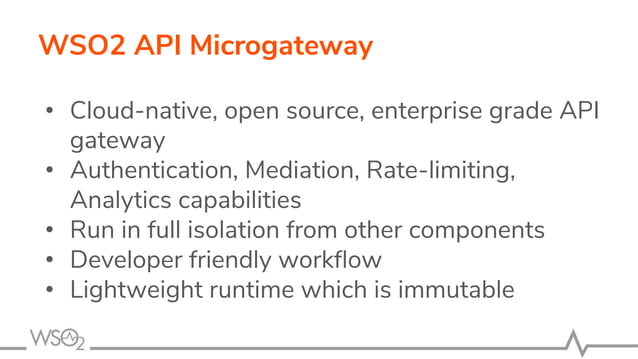 Wso2 api microgateway deployment patterns | PPT