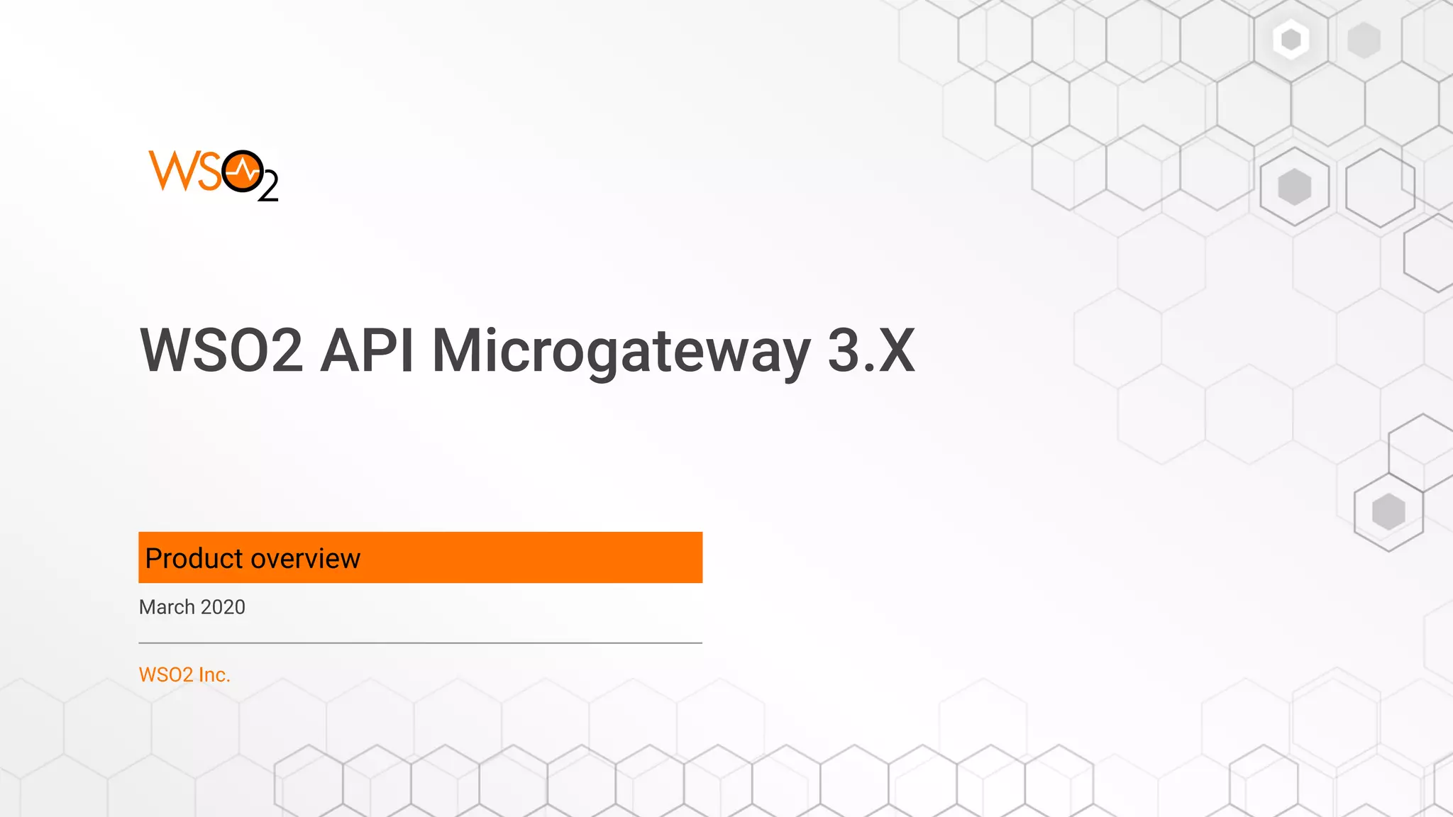 WSO2 API microgateway introduction | PPT