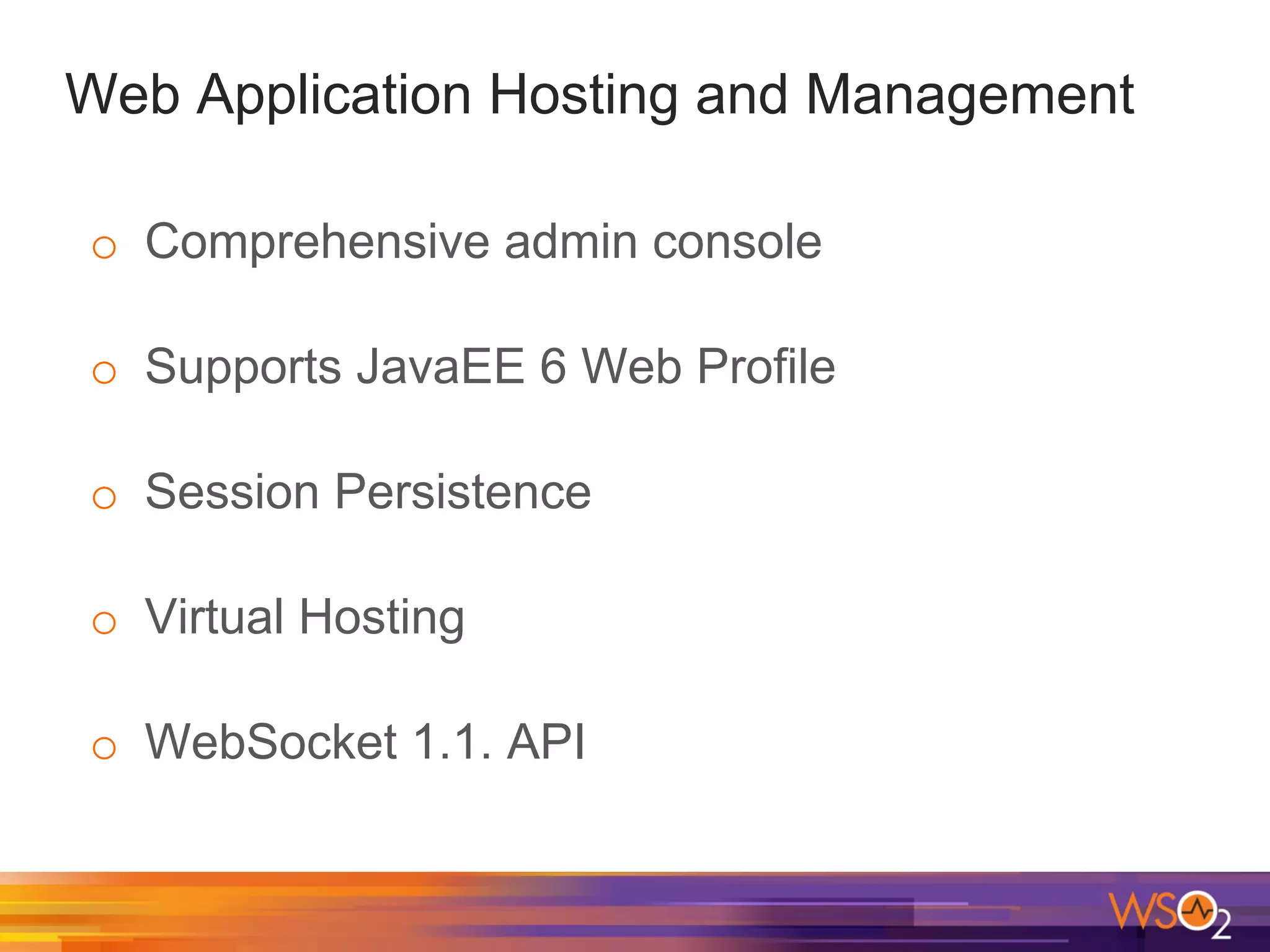 WSO2 Application Server - Product Overview | PPT