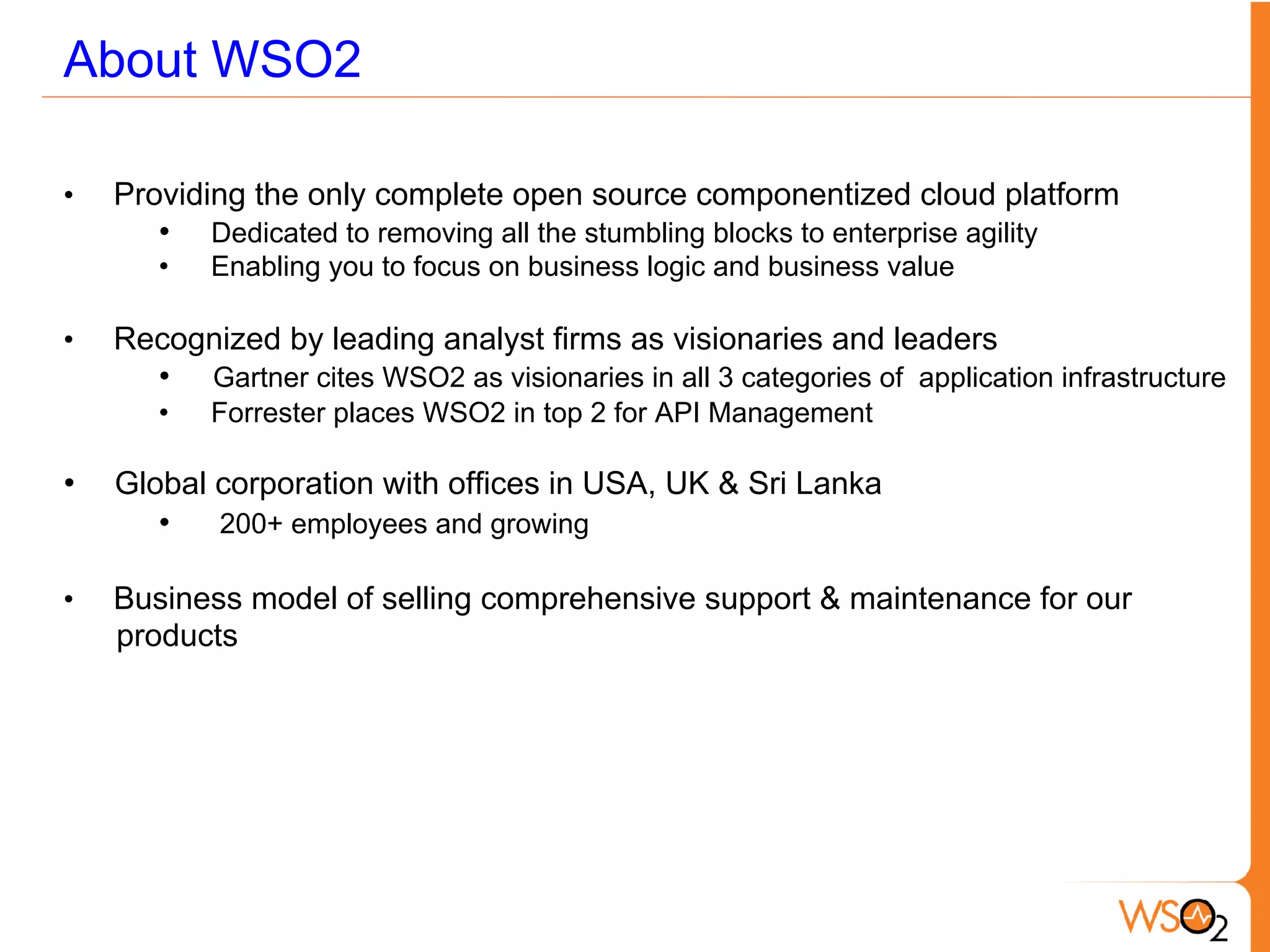 WSO2 BAM - Your Big Data Toolbox | PPT