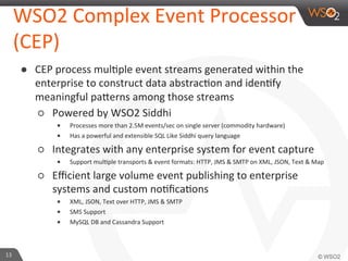 WSO2 Big Data Analytics Platform | PPT