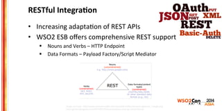 WSO2Con Asia 2014 - Reinventing Enterprise Integration for Connected Business | PDF