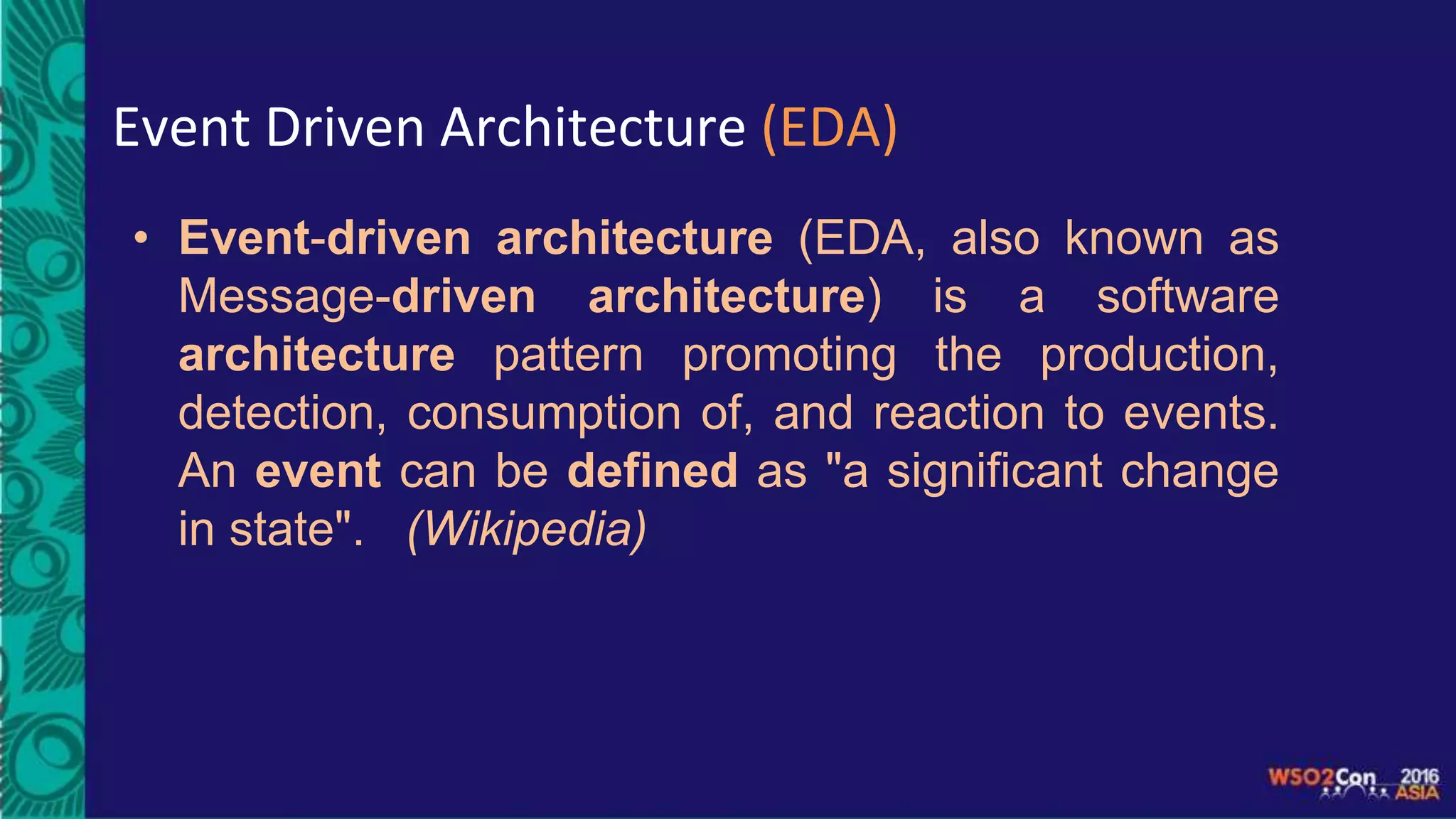 Event Driven Architecture : Managing Business Dynamics for an Adaptive Enterprise | PPT | Free ...