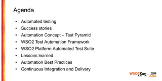 WSO2Con Asia 2014 - Effective Test Automation in an Agile Environment | PDF