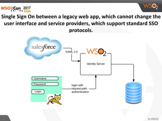 WSO2Con USA 2017: Identity Solution Patterns | PDF | Internet | Computing
