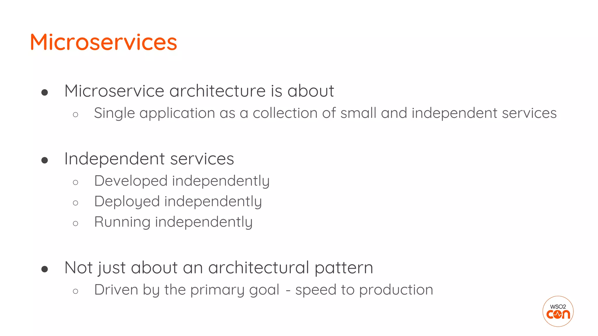 [WSO2Con Asia 2018] Talk Microservices to Me: The Role of IAM in Microservices Architecture | PPT