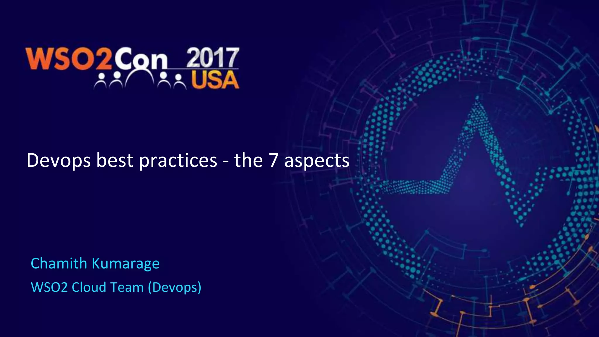 Devops Best Practices - the 7 aspects | PPT