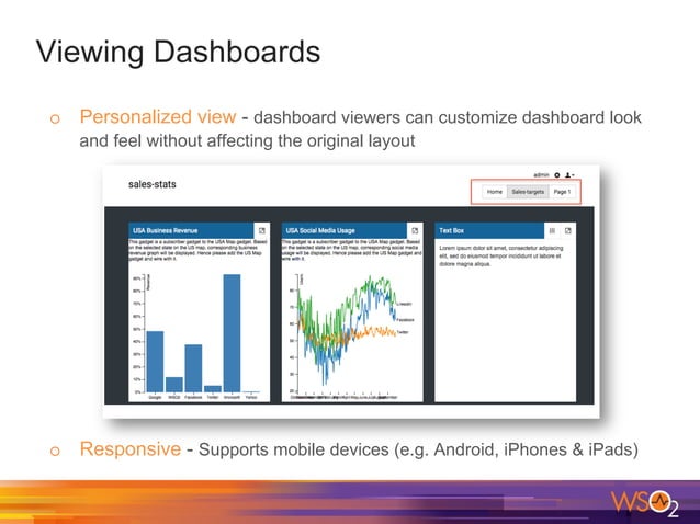 WSO2 Dashboard Server - Product Overview | PPT