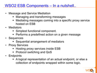 Implementing advanced integration patterns with WSO2 ESB | PPT