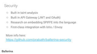 [WSO2 Integration Summit Bern 2019] Ballerina — Cloud-native Middleware as a Programming ...