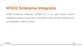 WSO2 Enterprise Integrator 101 | PDF