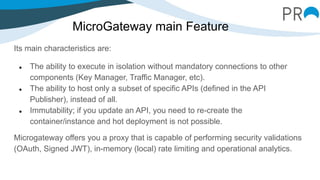 WSO2 Italia Open Break Session #2 - Microgateway | PPT