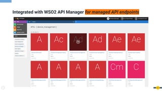 [WSO2 Summit EMEA 2020] Unified Endpoint Management APIs for Enterprise Devices | PPT