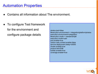 Wso2 test automation framework internal training | PDF