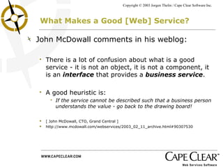 Web Service Oriented Architecture | PPT