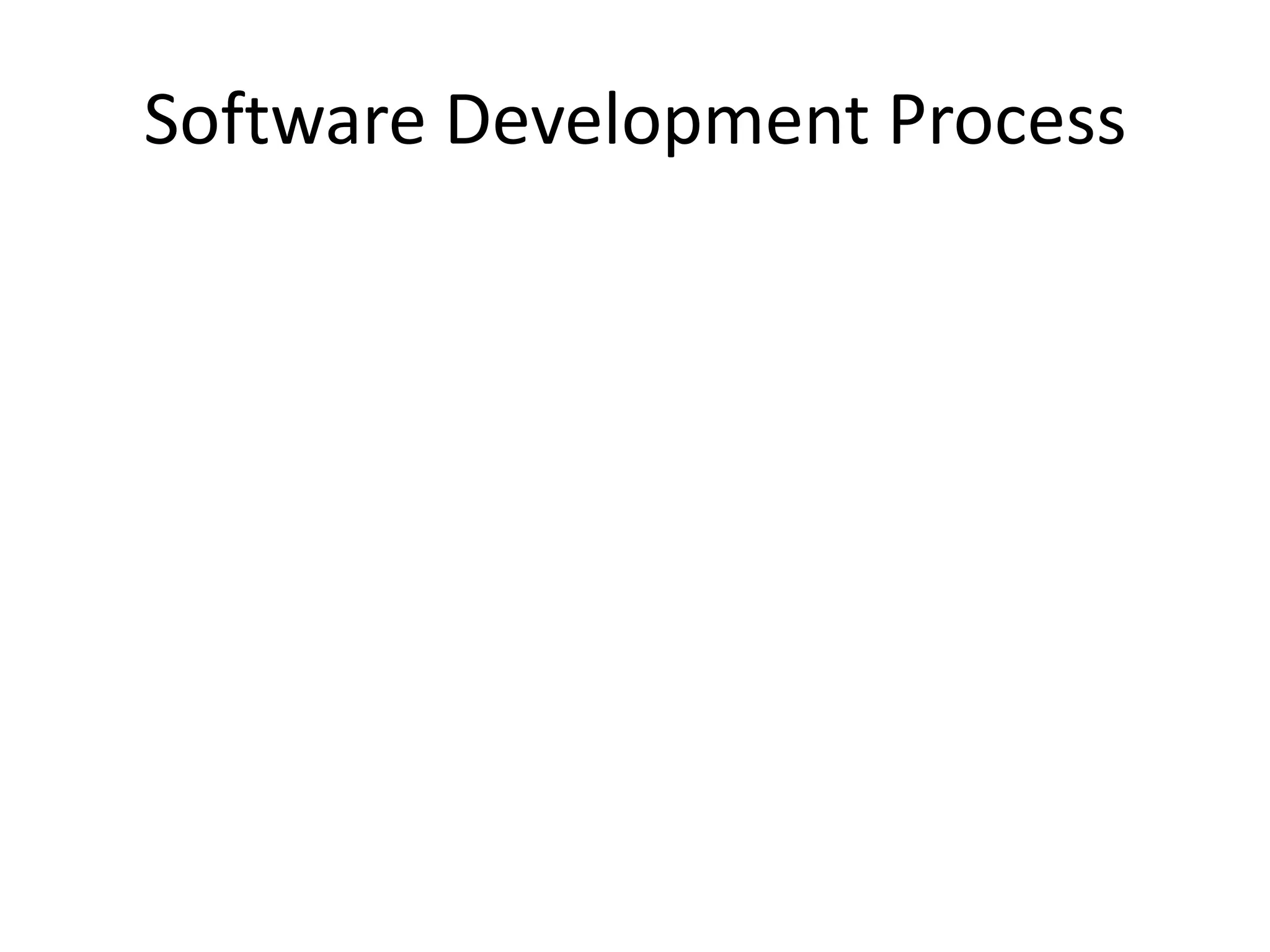 Software development processes | PPTX