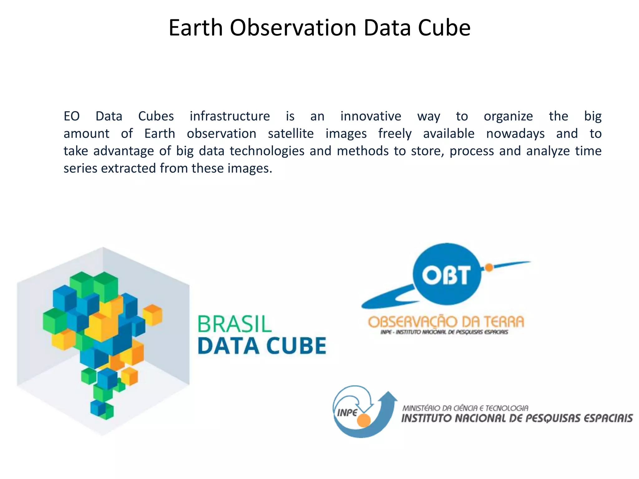 Self-organzing maps in Earth Observation Data Cube Analysis | PPTX