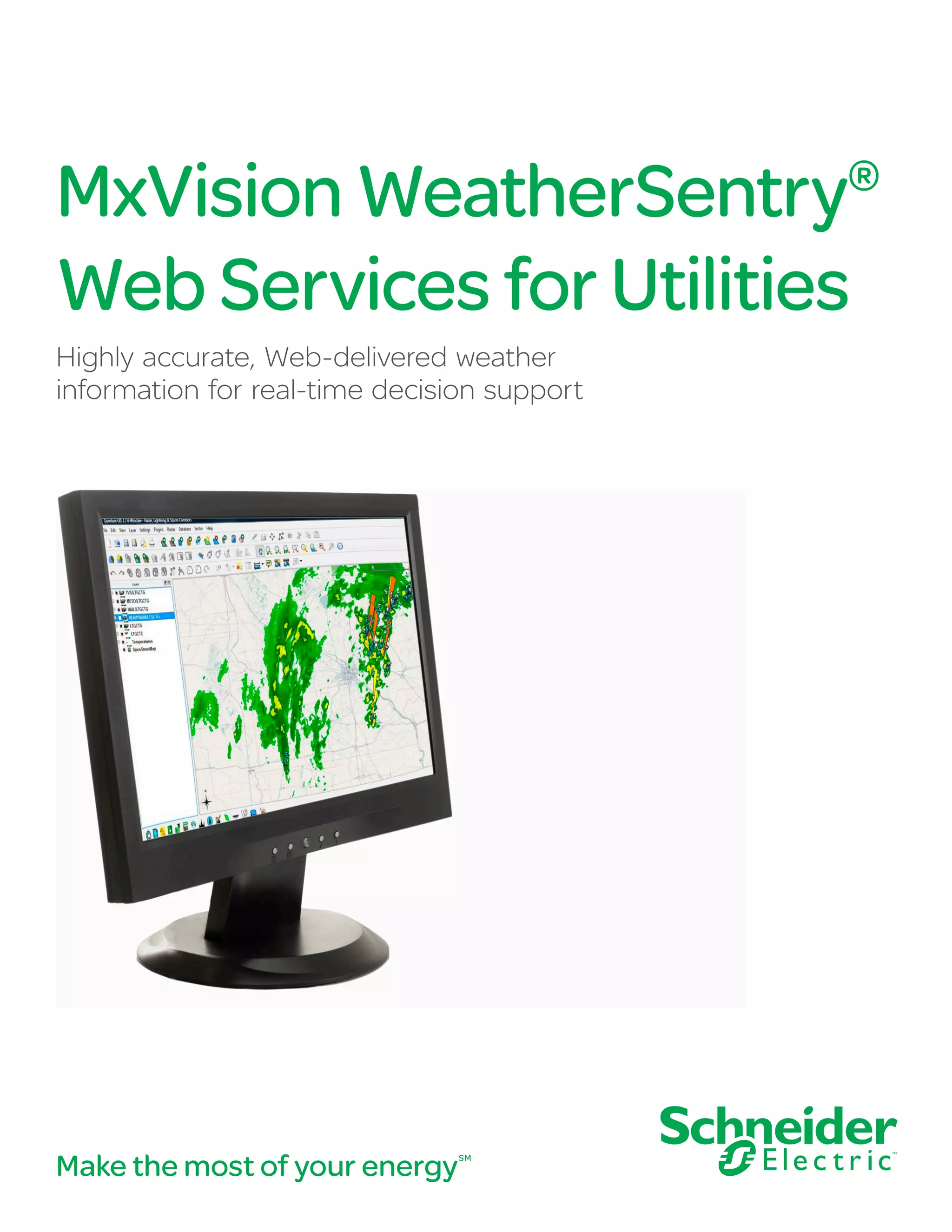 MxVision WeatherSentry® Web Services for Utilities | PDF | Internet ...
