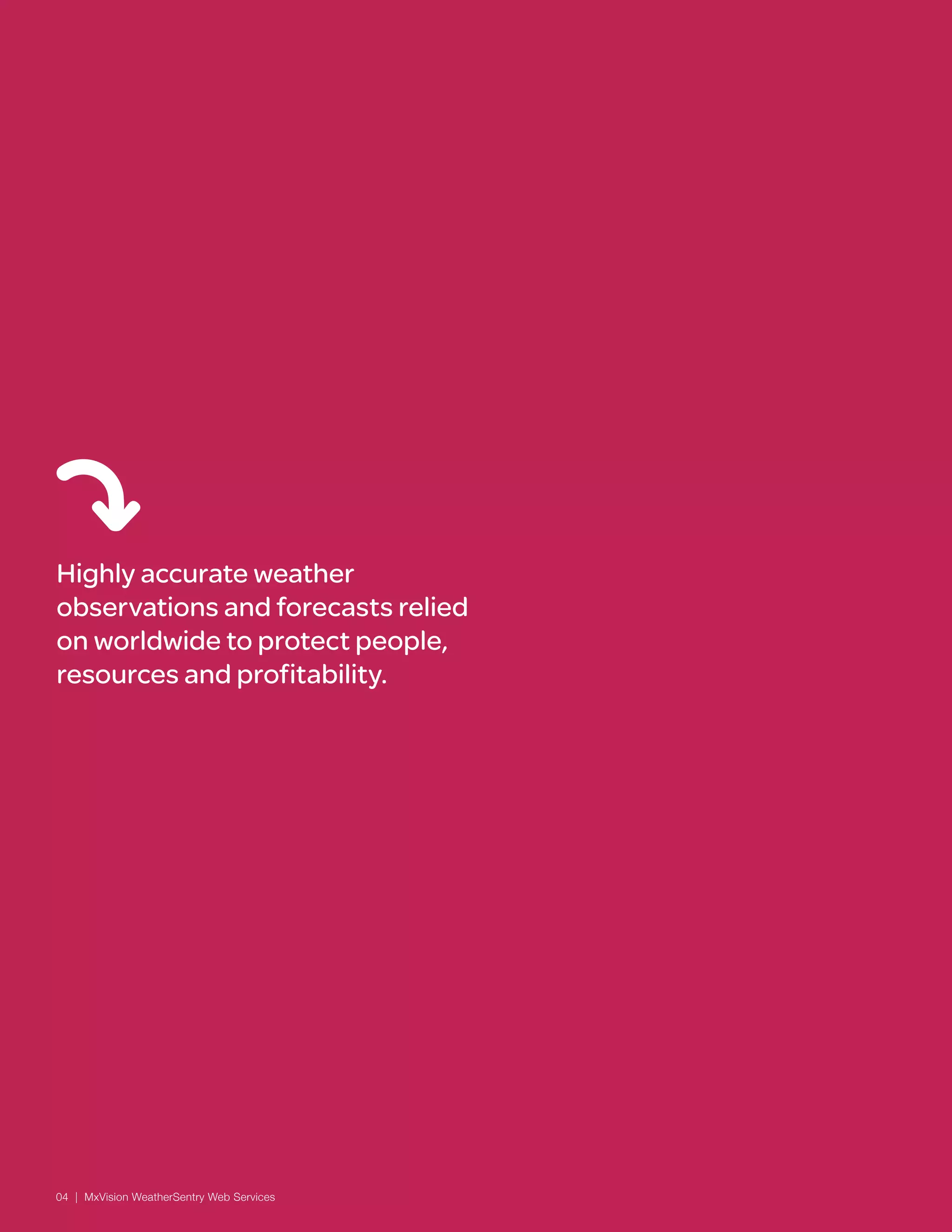 MxVision WeatherSentry® Web Services for Utilities | PDF | Internet ...