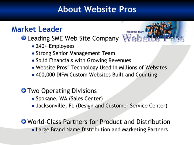 WSP Overview.PPT | Web Hosting | Internet