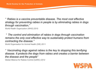 Rabies control: the benefits of a one health approach | PPT