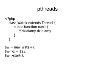 Współbieżność w PHP | PPT