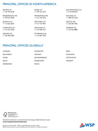 WSP Environment and Energy | PDF | Environmental Services Industry ...