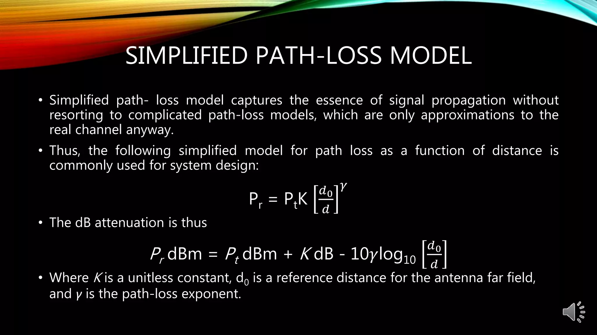 Path Loss and Shadowing | PPTX