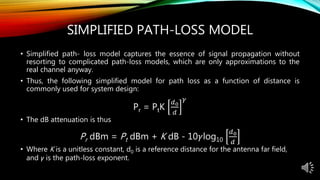 Path Loss and Shadowing | PPTX