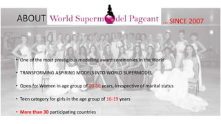 World Supermodel India 2017 | PPTX