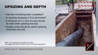 Pipe Bursting Project Considerations | PPTX