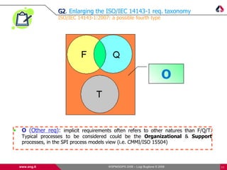 Some thoughts on Productivity in ICT Projects: measurable entities, requirements, possible ...