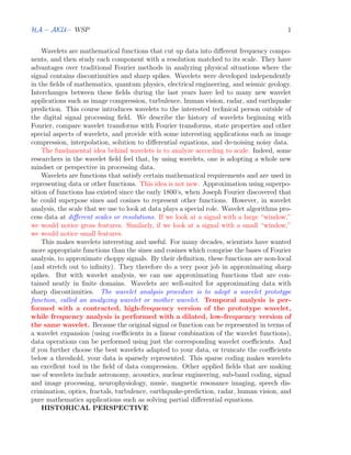 Wavelet Signal Processing | PDF