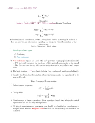 Wavelet Signal Processing | PDF